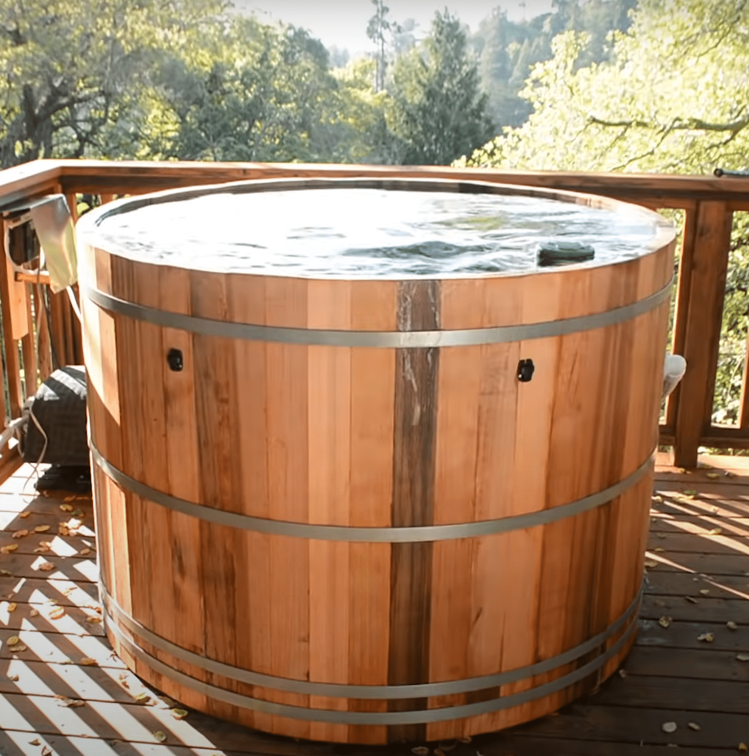 13 Cedar Hot Tub Ideas Plus DIY Kit - Backyard Workspace