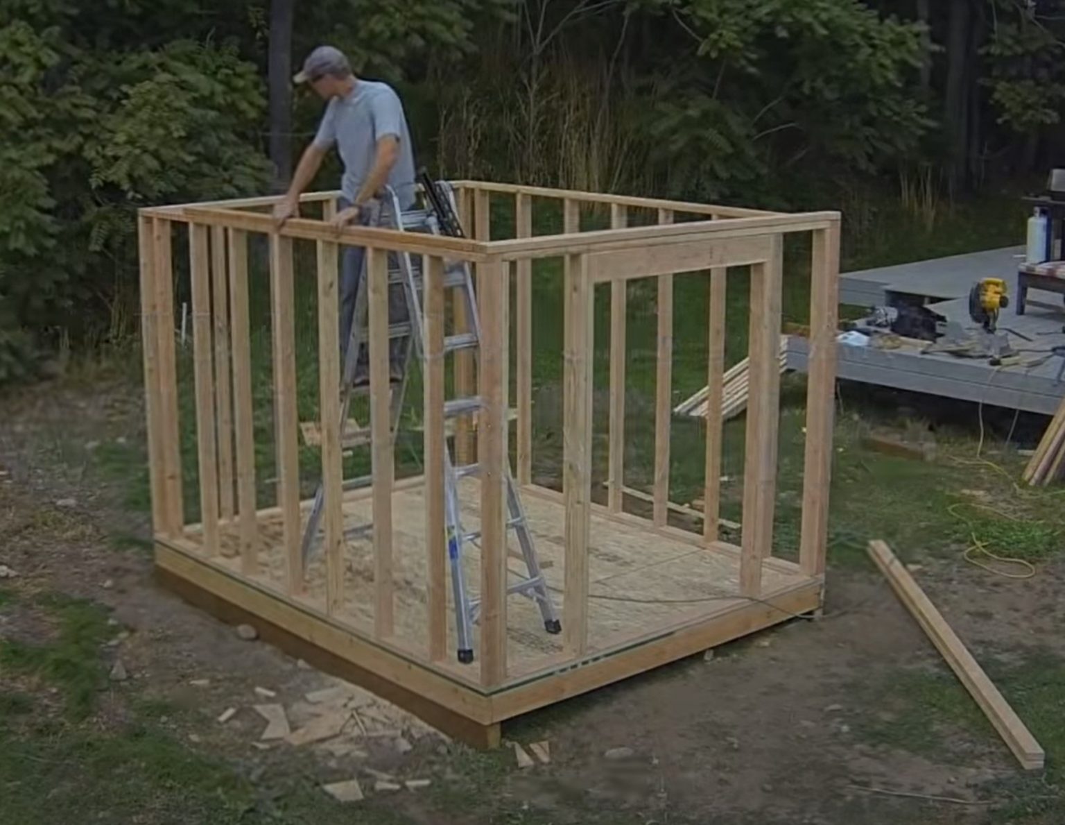 How To Build A Cheap Shed [a DIY guide] - Backyard Workspace